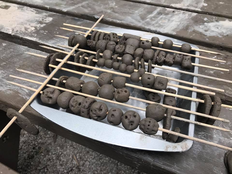 Girl Scout Outdoor Art: How to Process and Pit Fire Local Clay While ...